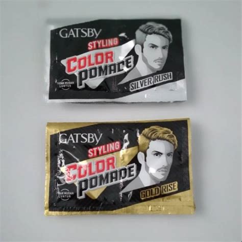 Gatsby Styling Color Pomade Sachets Shopee Philippines