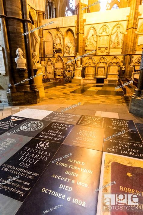 Westminster Abbey Tombs Poets Corner