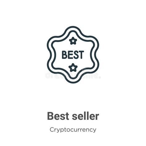 Best Seller Outline Vector Icon Thin Line Black Best Seller Icon Flat