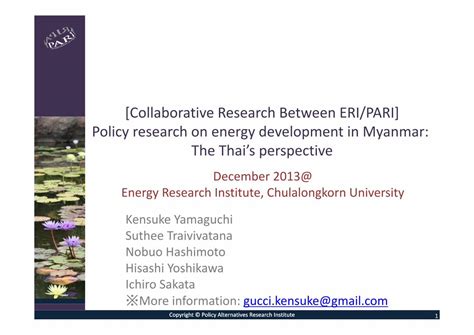 Pdf [collaborative Research Between Eri Pari] · Africa‐eu Energy Partnership Road Map 2010 2