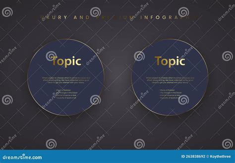 2 Set Of Luxury Circles Banner Gold Circle Button Premium Circle Buttons Design For Premium