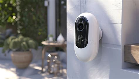 Smart Wireless Security Camera Stock Image Image Of Young Flat