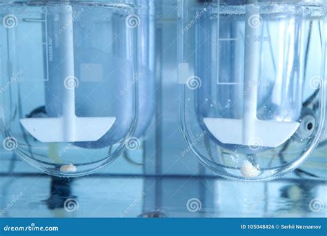 Autonomous Solubility Tester Imitation Dissolution Of The Table Stock Photo Image Of Drugs