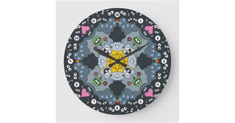 Miracle Mandala Clock Große Wanduhr Zazzle De