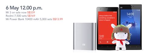 Xiaomi Rolls Out Yet Another Limited Quantity Online Sale Starts Noon Today Great Deals Singapore