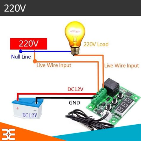 W1209 12v Temperature Sensor Circuit Temperature Control By Relay Making Egg Incubation