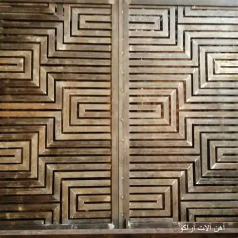 درب ساده درب فلزی حیاط ساده و زیبا خرید درب آهنی ساده