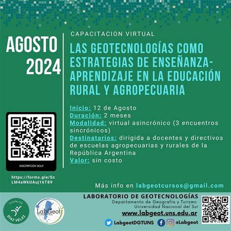 ¡sumate A Esta Capacitación Virtual 🤩 Las Geotecnologías Como