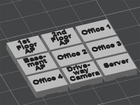 Magnetic Patch Panel Label By Rand Makerworld Download Free 3d Models