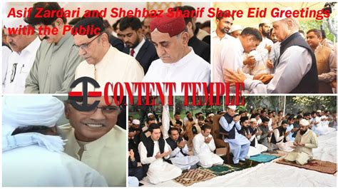 Asif Zardari And Shehbaz Sharif Share Eid Greetings With The Public