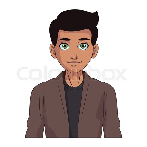 Man Face Cartoon Stock Vector Image Art Alamy