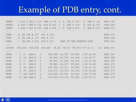 Example Of Pdb Entry Con