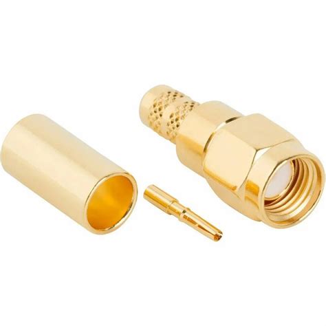 Sma Female To Sma Bulkhead Female Adapter Contact Material Silver At