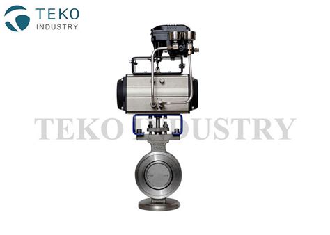 4 Inch High Performance Butterfly Valves Pneumatic Actuated Modulating