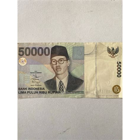 Jual Uang Kertas Lama Lima Puluh Ribu Rupiah Shopee Indonesia