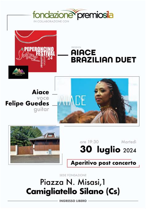 Peperoncino Jazz Festival Aiace Brazilian Duet Arriva In Sila