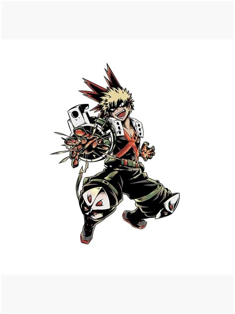 Bakugo Explode Poster By Dezeight Redbubble