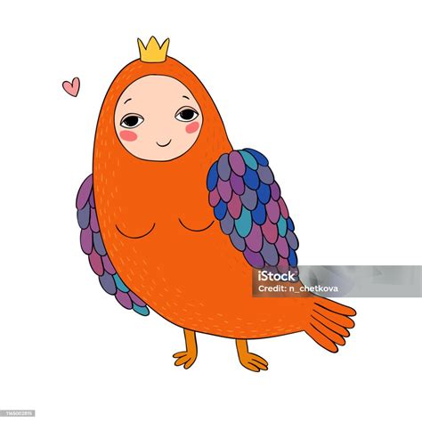 소녀 시린 신화의 새 러시아 민속 흰색 배경에 격리된 개체입니다 벡터 그림입니다 깃털에 대한 스톡 벡터 아트 및 기타 이미지