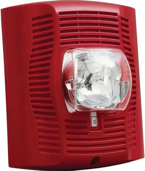 System Sensor SPSR P Speaker Strobe Red Wall Mount Standard Candela Household Alarms And