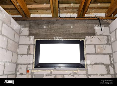 Warm Installation Of A Three Layer Window With A Polystyrene Window