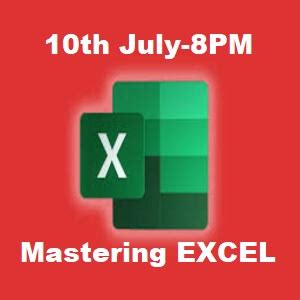 Mastering EXCEL 10th July 8PM Innozant MIS Data Analytics Data