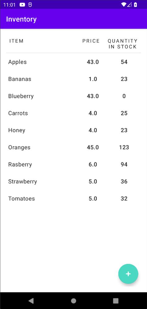 Github Muntakahelali Inventory App Kotlin Application That Displays