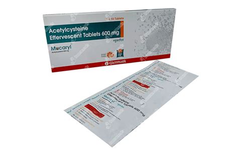Mucaryl 600 Mg Tablet 10 - Uses, Side Effects, Dosage, Price | Truemeds