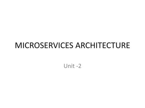 Microservice Architecture Using Spring Boot With React And Redux Ppt