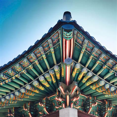 Premium Ai Image Korean Traditional Roof In Seoul South Korea Asian