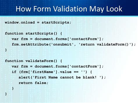 PPT JavaScript Validation PowerPoint Presentation Free Download ID 3141133