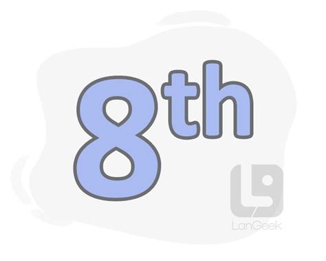 Definition & Meaning of "Eighth" | LanGeek