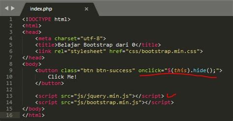 Latihan Bootstrap Pada Button Dengan Jquery Keluarga It