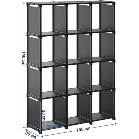 12 Cube Bookcase Cube Storage Closet Organiser Shelf By Momentum