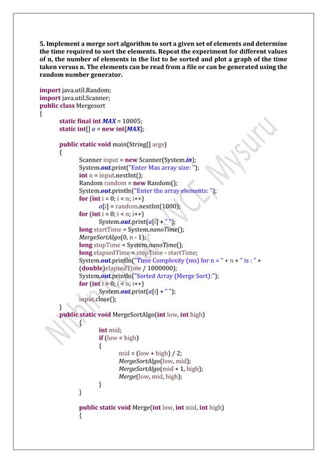 Vtu Design And Analysis Of Algorithmsdaa Lab Manual By Nithin Vvce