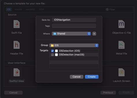 How To Create File Detected Only By Ios