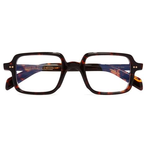 Cutler And Gross Gr02 Rectangle Optical Glasses Multi Havana Luxury Cutler And Gross Eyewear