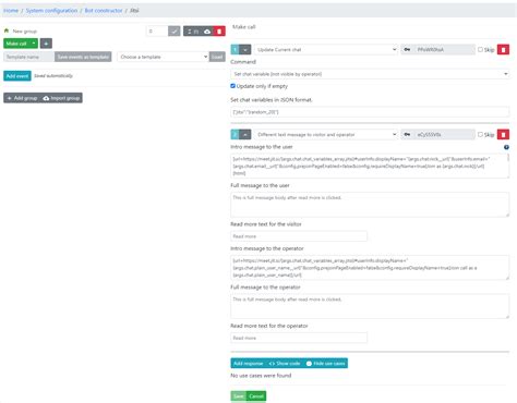 Jitsi Integration Live Helper Chat