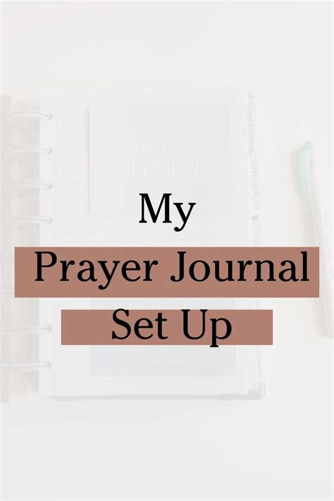 My Prayer Journal Set Up Raising Home Blog Prayer Journal Template