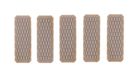 Strike Industries M Lok Rail Cover V2 5pcs Fde