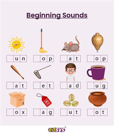 English Worksheet 2 Min Design Technology SL Beginning Sounds U N O