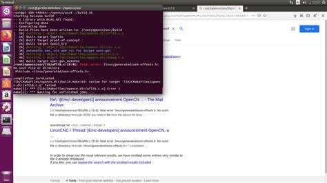 Problem With Build Userspace Buildsh Opencn Framework Heig Vd Forums