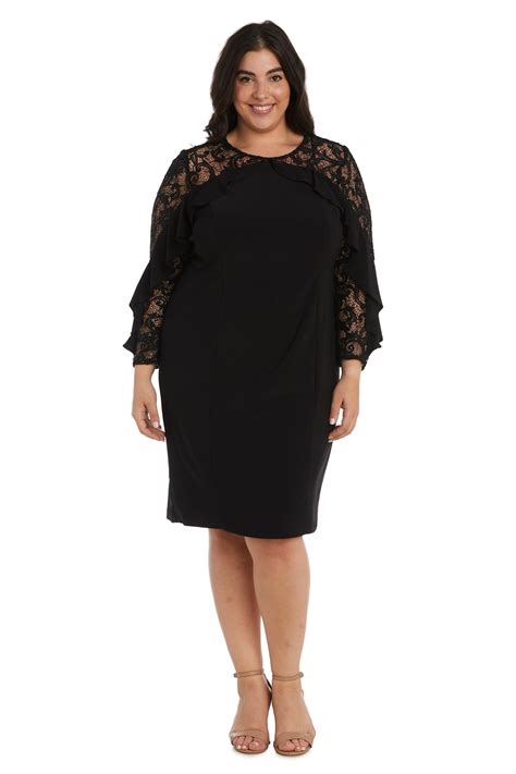 White Randm Richards 2679w Short Plus Size Cocktail Dress For 6499