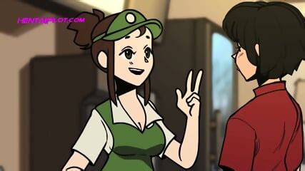 Barista With A Huge Shape Wants Sex Badly Cartoon Parody