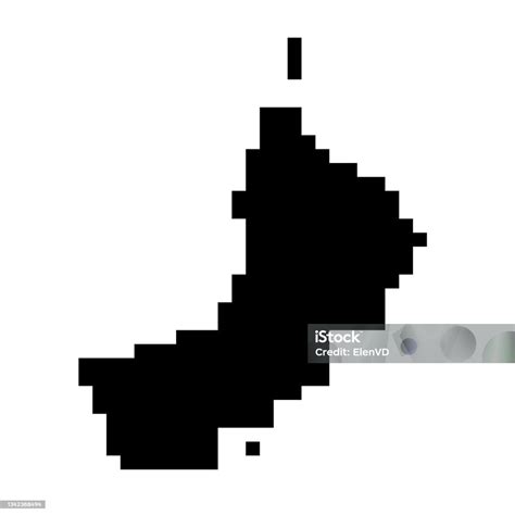 黒い正方形のピクセルからオマーノマップシルエットベクターの図 アイコンのベクターアート素材や画像を多数ご用意 アイコン アジア大陸
