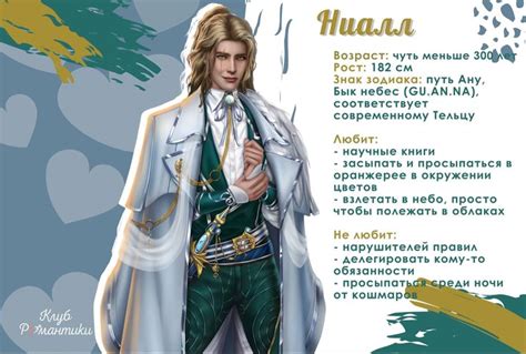 Анкеты персонажей из КР