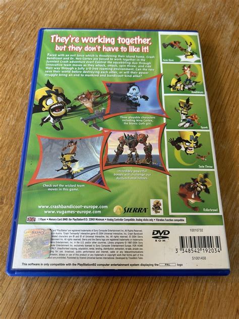Crash Twinsanity Sony Playstation 2 Pal Ps2 Ebay
