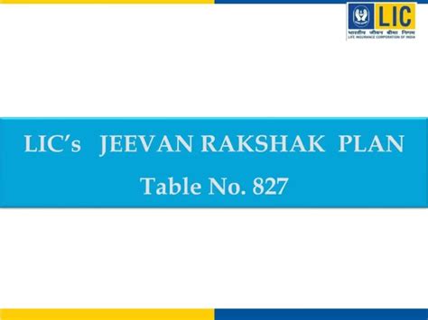Lic Jeevan Rakshak Plan Check Benefits And Features