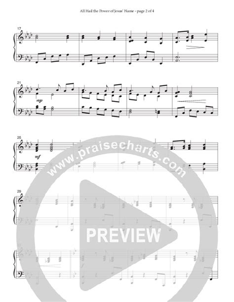 All Hail The Power Of Jesus Name Diadem Sheet Music Pdf Ken Barker