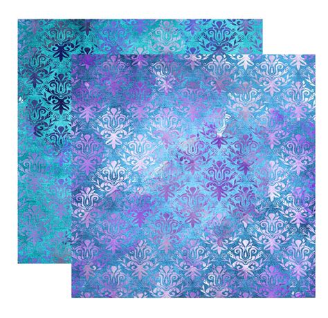 Mansion Damask Color 3 12x12 Scrapbook Papers Country Croppers