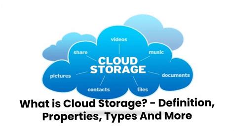 What Is Cloud Storage Definition Properties Types And More 2023